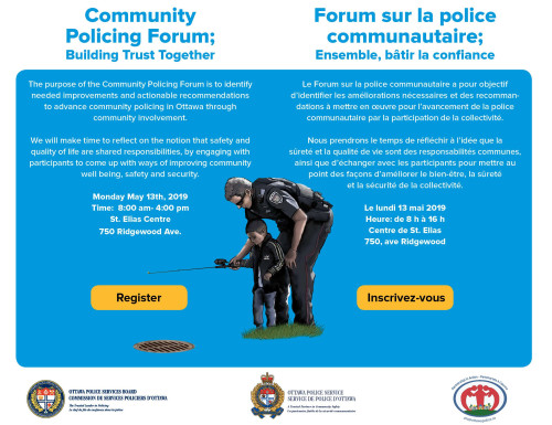 Community Policing Forum Registration – Champlain Park Community